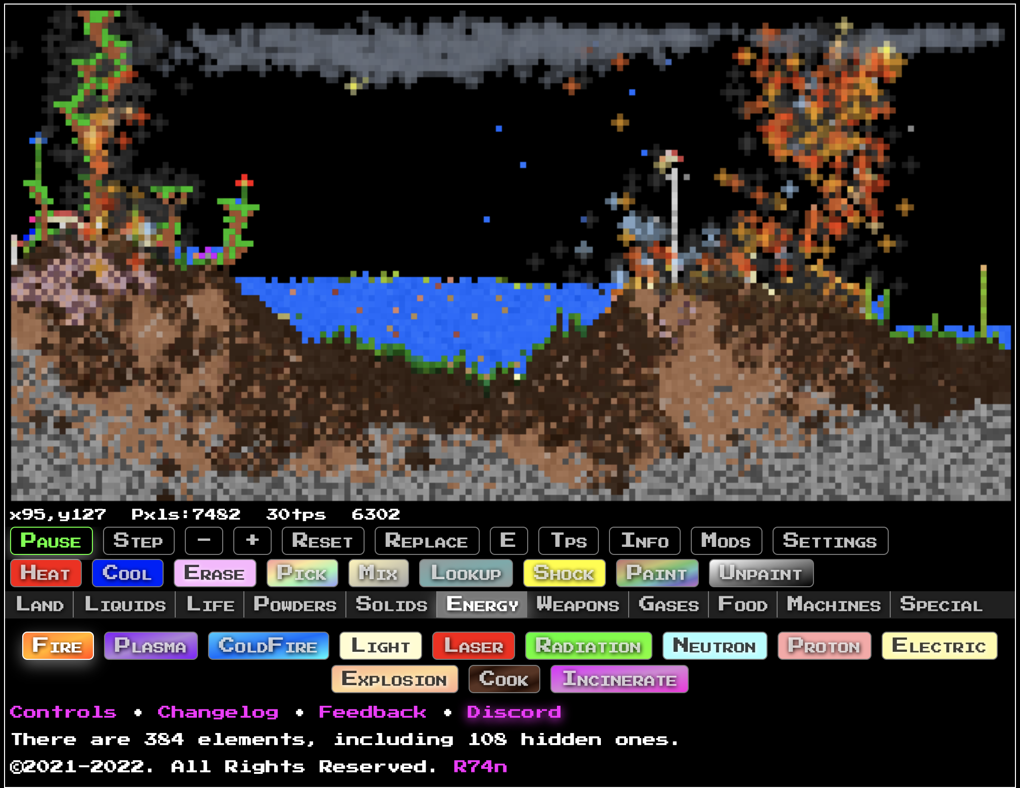 Sandboxels - Press Kit