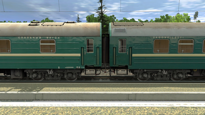 Trainz Railroad Simulator 2022: RZD-UZ-RIC Wagons - Press Kit