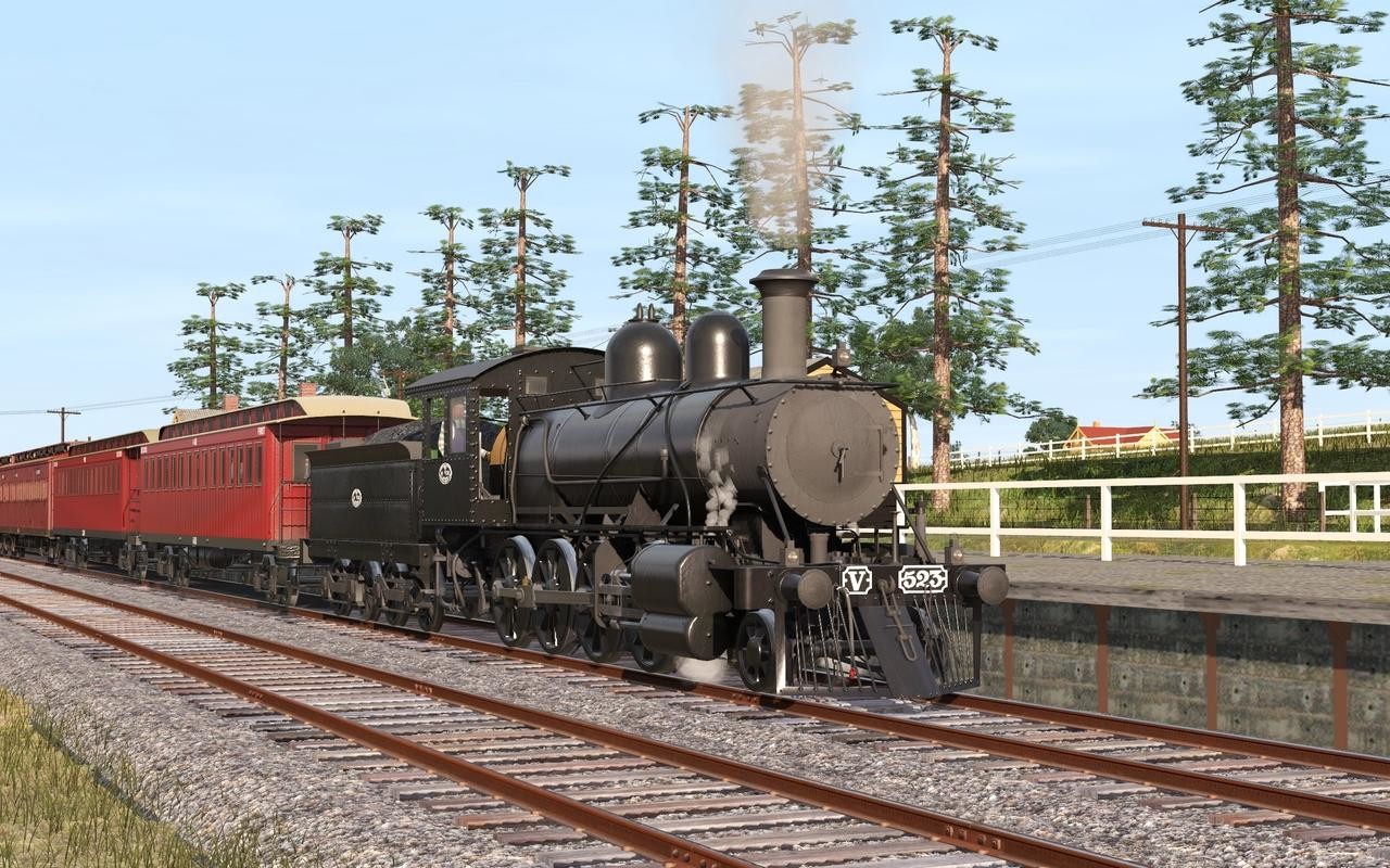 Trainz Railroad Simulator 2022: Victorian Railways V class FL Black ...