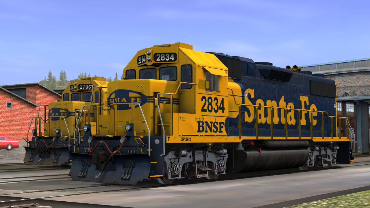 Trainz Plus: ATSF GP38-2 Santa FE - Press Kit