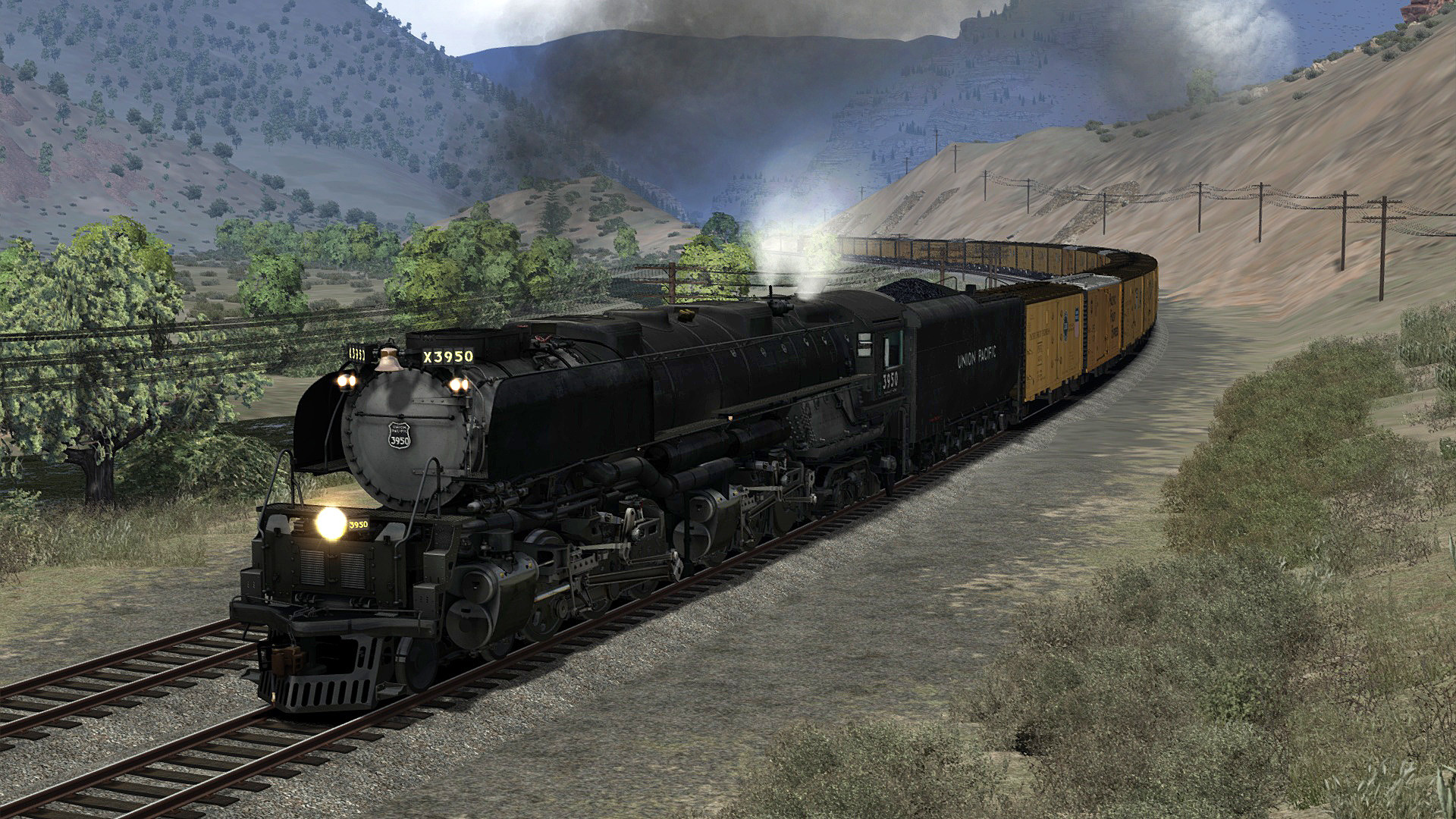 Train Simulator: Union Pacific Heavy Challenger Steam Loco - Press Kit