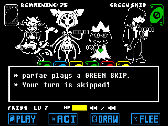 Unotale: Card Game - WListDB