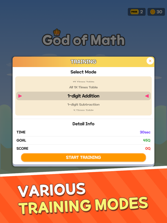 God of Math: Train Your Brain - Press Kit