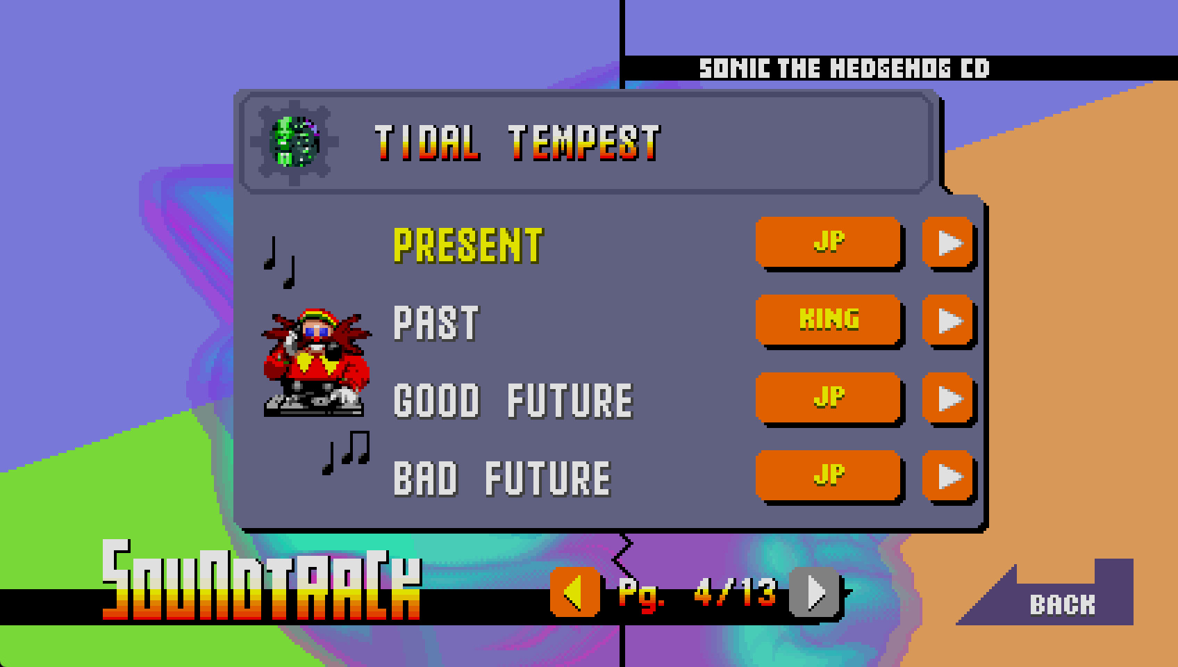 Sonic CD: Miracle Edition - Press Kit