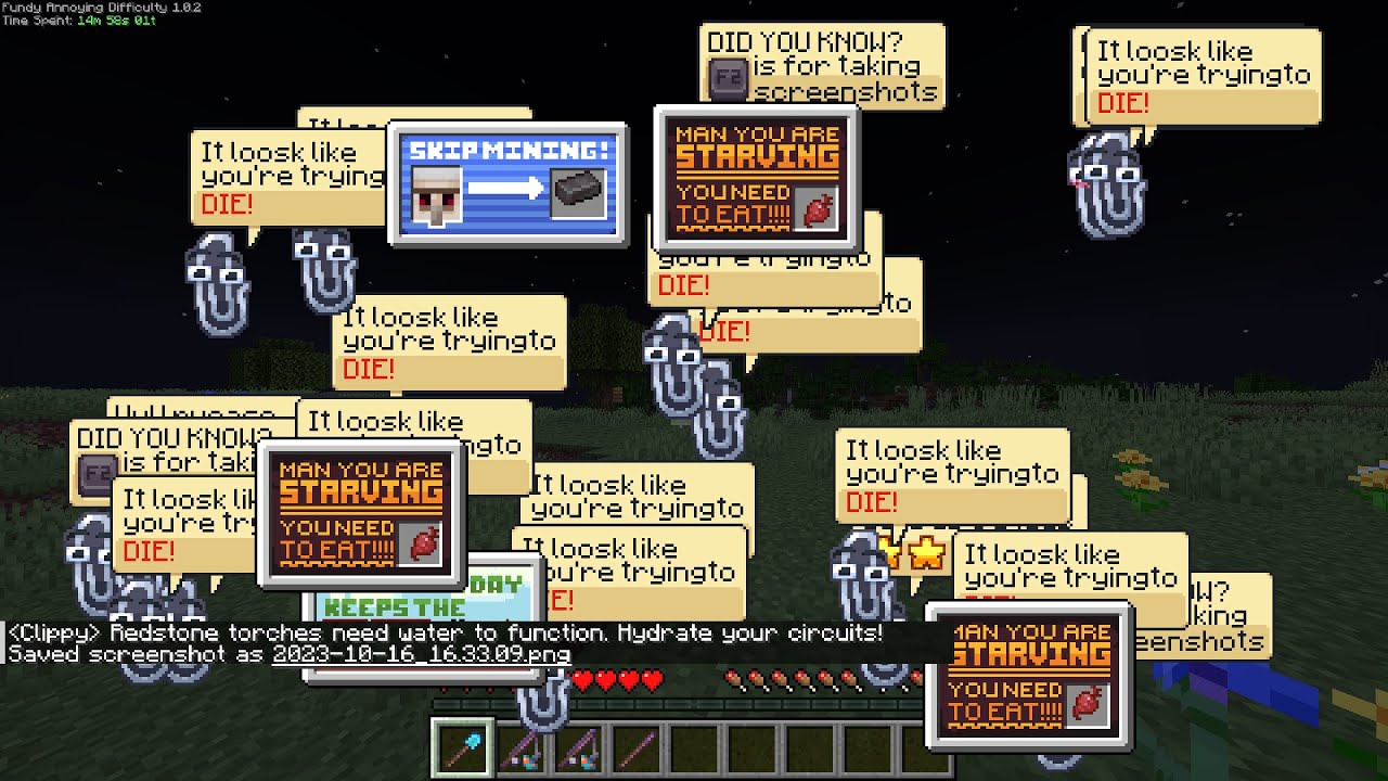 Minecraft: Annoying Difficulty - Press Kit