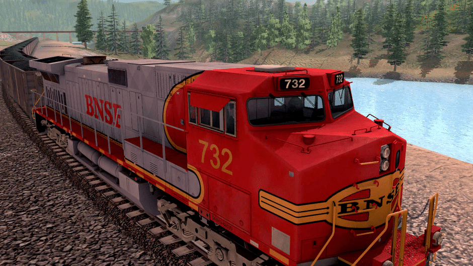 Trainz Railroad Simulator 2019: BNSF GE Dash-9 44CW Warbonnet - Press Kit