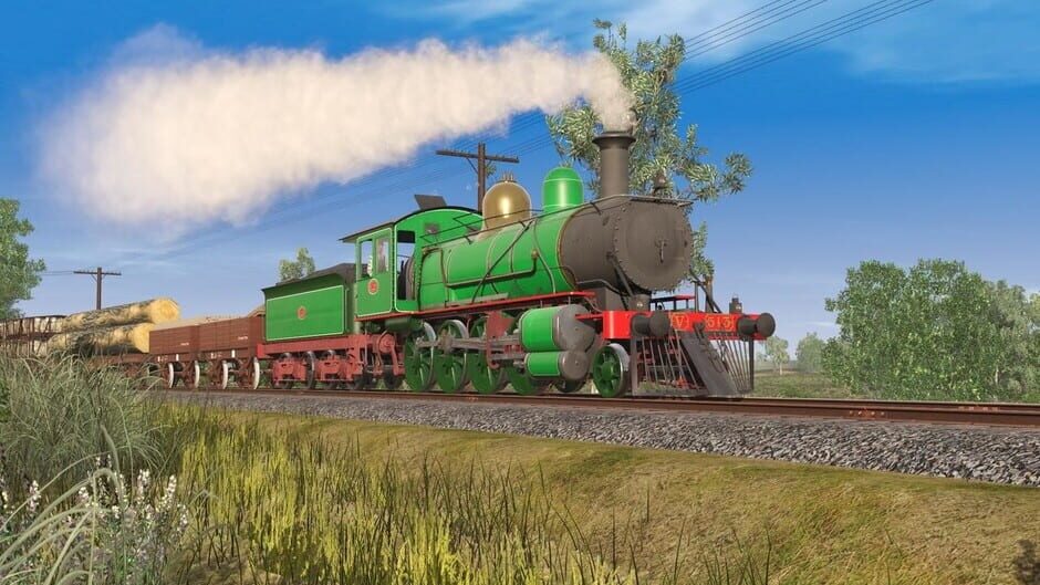 Trainz Railroad Simulator 2019: Victorian Railways V Class 2 Tone Green ...