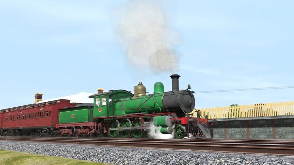 Trainz Railroad Simulator 2019: Victorian Railways V Class 2 Tone Green ...