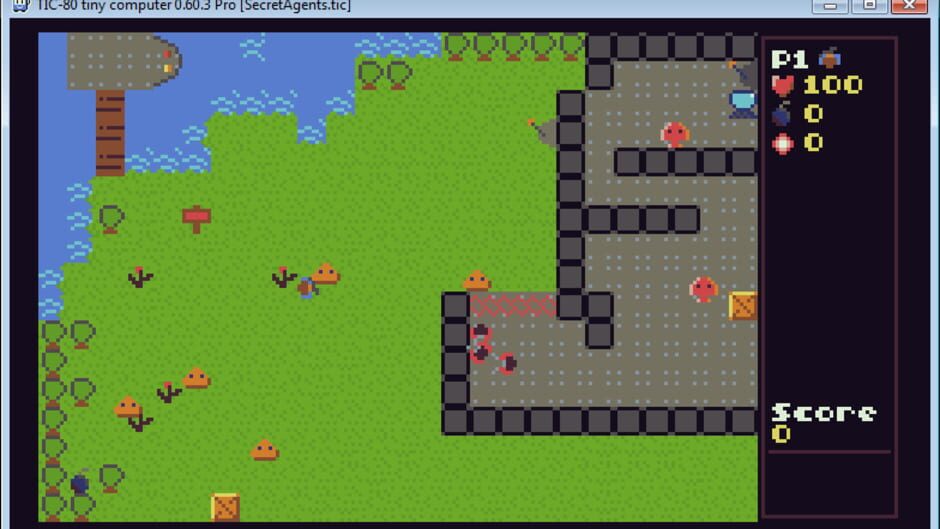 Secret Agents for TIC-80 - Press Kit