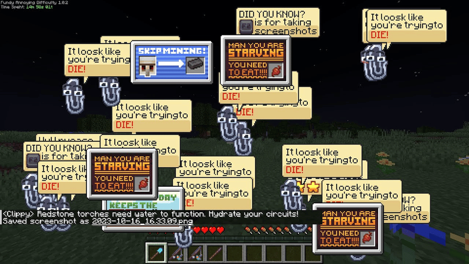 Minecraft: Annoying Difficulty - Press Kit