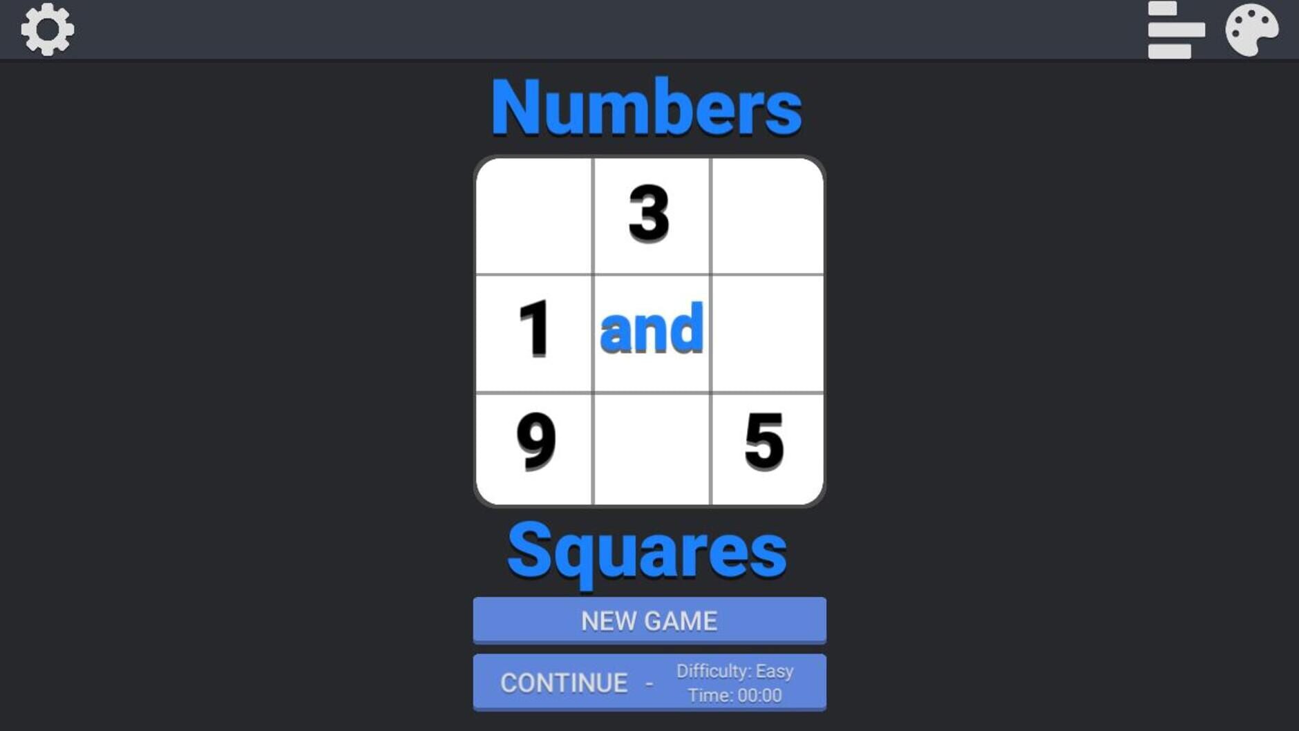 Numbers and Squares Game Information - MyBacklog
